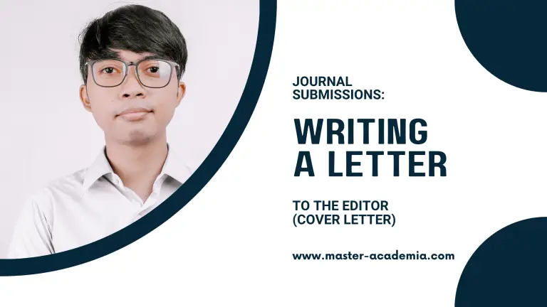 How to write effective cover letters for a paper submission - Master ...