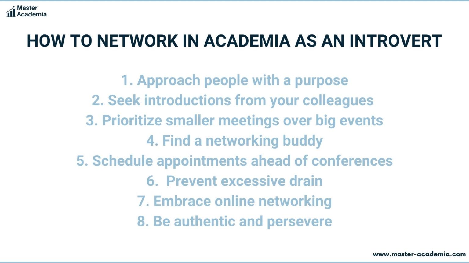 How to network in academia as an introvert (+ 8 actionable tips) - Master Academia